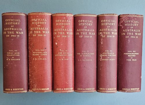 Official History of Australia at War 1914 – 1918 – 12 Volume Set ...
