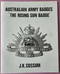 Australian Army Badges – The Rising Sun Badge – Welcome to Regimental Books